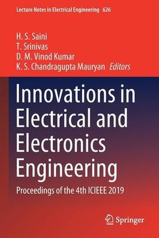 Innovations in Electrical and Electronics Engineering | 9789811522581 ...
