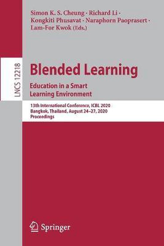 Blended Learning. Education in a Smart Learning Environment ...