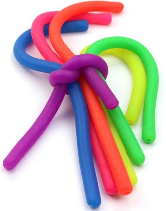 Joyage Monkey Noodles Fidget - 5 stuks - Monkey noodle fidget toy ...