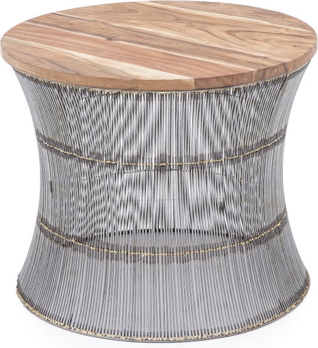 Bijzettafel metaal 51 cm – Vintage Design Tafeltje – Duurzaam ...