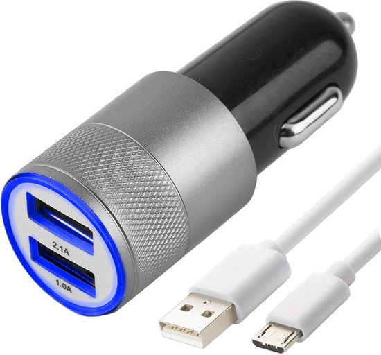 MMOBIEL High Speed Autolader Oplaad Adapter - 2 USB Poorten 2.1A + 1.0A ... MMOBIEL High Speed Autolader Oplaad Adapter - 2 USB Poorten 2.1A + 1.0A ...