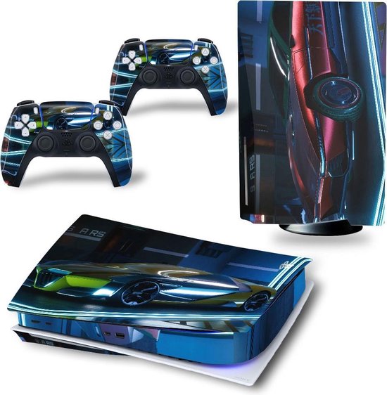 PS5 skin Racecar - PS5 Disk| Playstation 5 sticker | 1 console en 2 ...