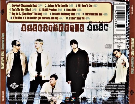 Backstreet Boys - Backstreet's Back, Backstreet Boys | CD (album ...