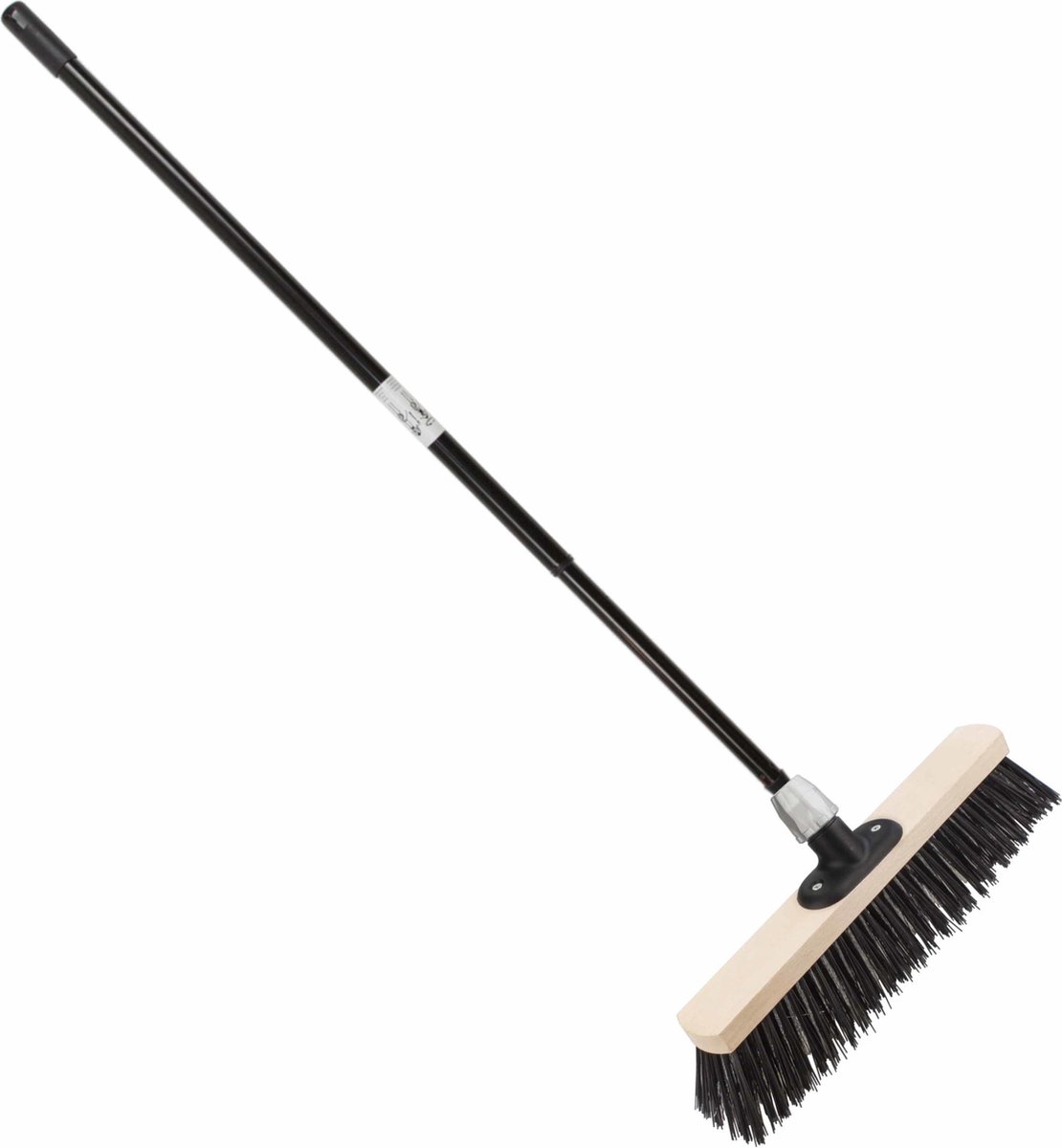 Balai de rue en fil d'acier / balai d'extérieur 40 cm avec manche ...