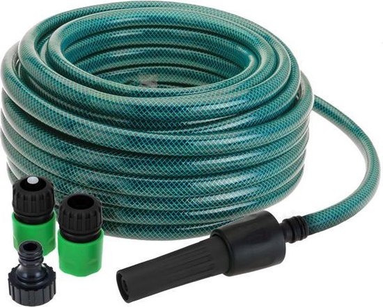 Tuinslang set Met Connector 15 meter - Tuin - garden - bewatering - 3 ...