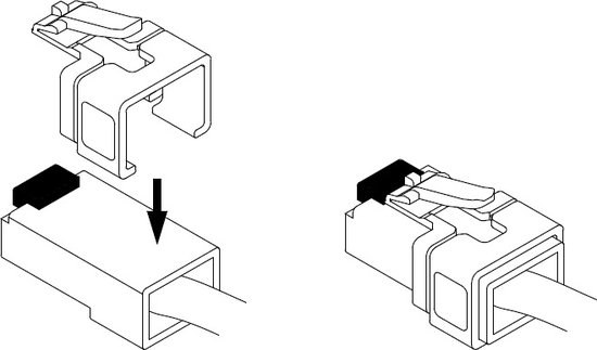 Delock Reparatie clips voor RJ45 connectoren - RJ45 clip | bol