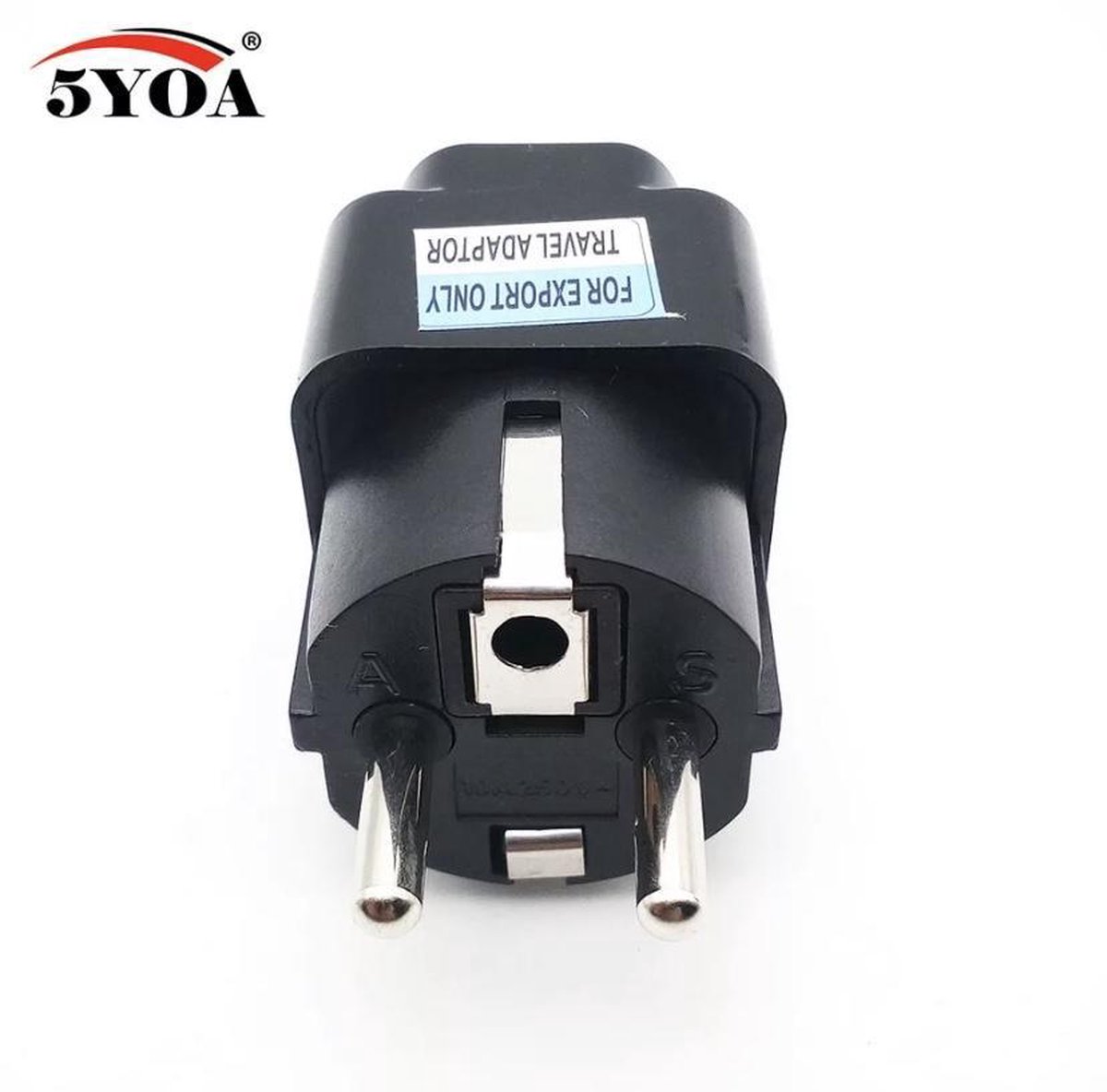 universal adapter plug charger zwart | bol.com