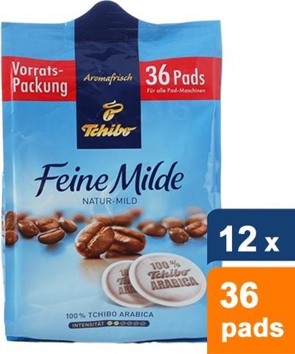 Tchibo Feine Milde Koffiepads - 12 x 36 stuks | bol.com