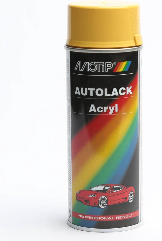 Motip 43550 - Autolak spuitbus - Geel - 400ml | bol