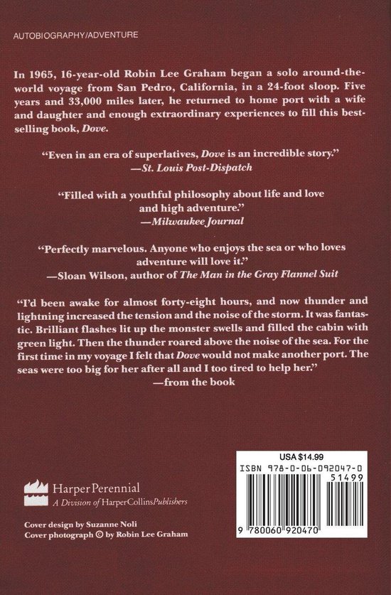 Dove, Robin Lee Graham | 9780060920470 | Boeken | bol