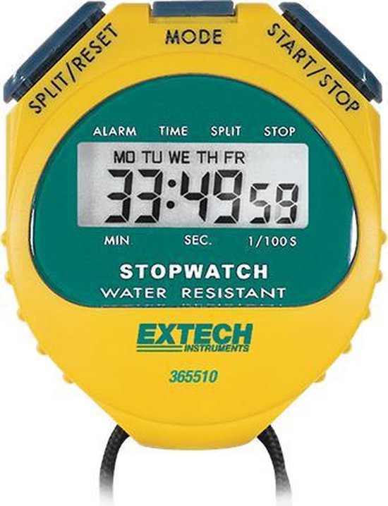 Extech 365510 - chronometer - Klok - kalender - alarm | bol