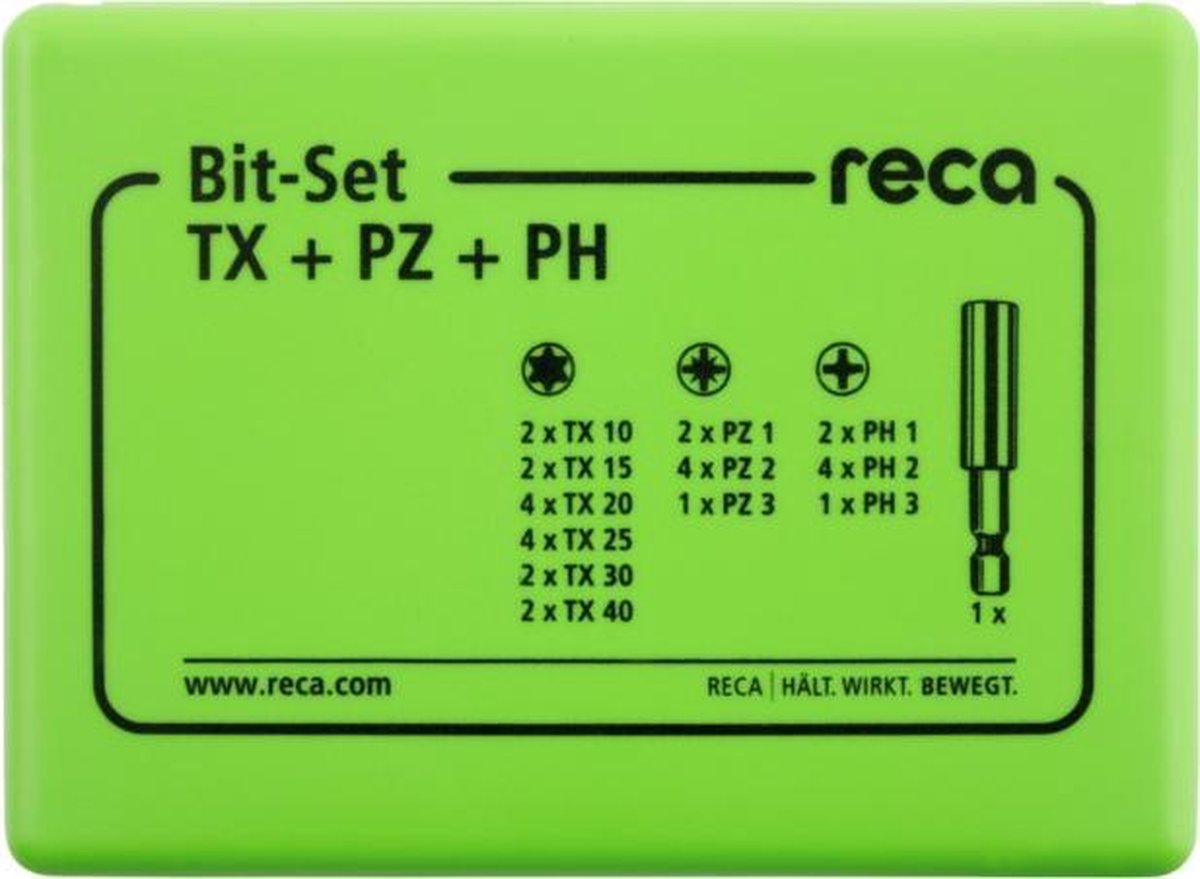 Reca Bittenset 1/4 maxi PH/PZ/torx 31-dlg | bol.com