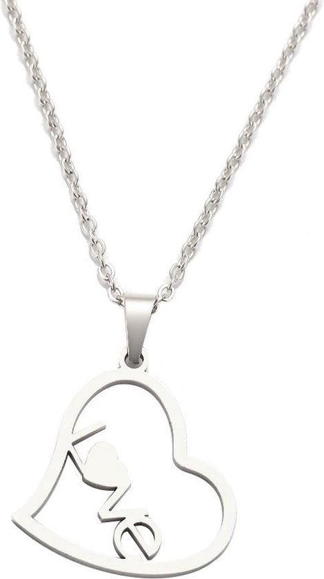 RVS hart love ketting | 316L | hartje | liefde | valentijn | bol.com