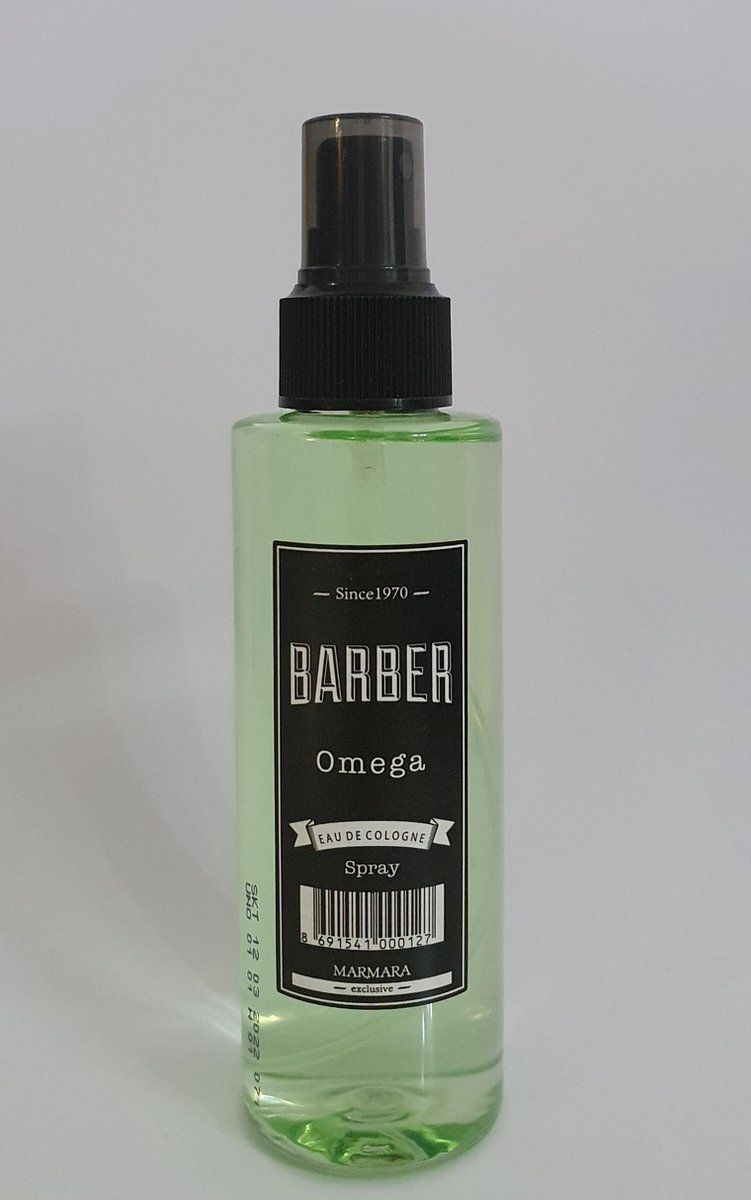 Barber Eau de Cologne Marmara Spray Omega - 150 ml - 70% Alcohol | bol