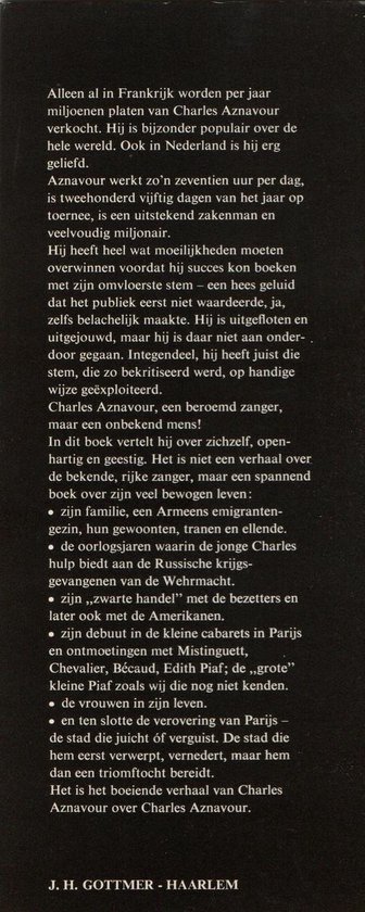 Charles Aznavour, Charles Aznavour | 9789025701772 | Boeken | bol