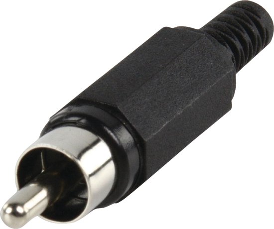 Lumberg Tulp (m) audio/video connector - tot 4mm - plastic / zwart | bol