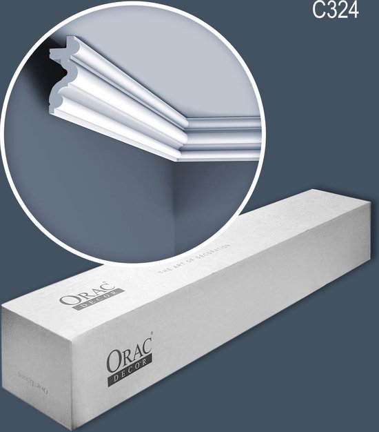 Orac Decor C324-box LUXXUS AUTOIRE 1 doos 16 stukken Kroonlijst 32 m | bol