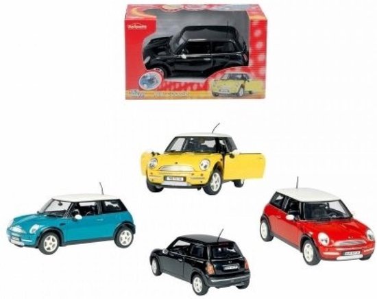 Mini Cooper 19 cm Kidsmate Majorette Mini Cabriolet bleu | bol.com
