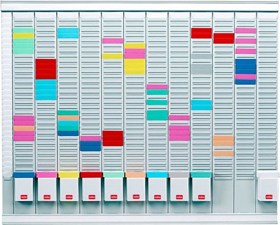 Nobo T-Kaart planner set, 12 maanden | bol.com