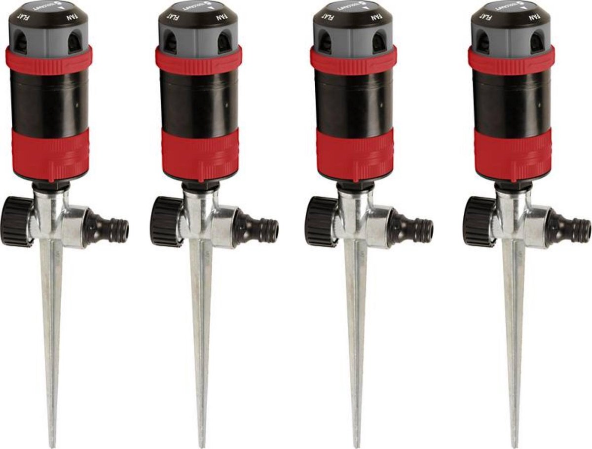 bol.com | Tuinsproeiers Toolcraft - 4 cirkelsproeiers 452 m² ...