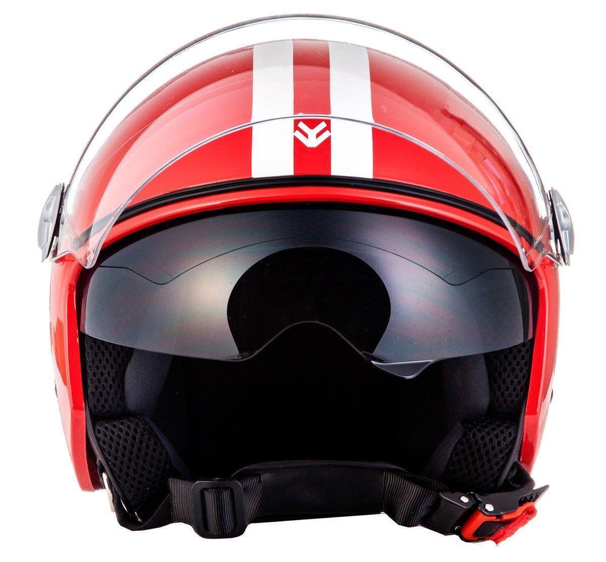 ARMOR AV-64 rode open jethelm Vespa scooter helm motorhelm, piloten ...