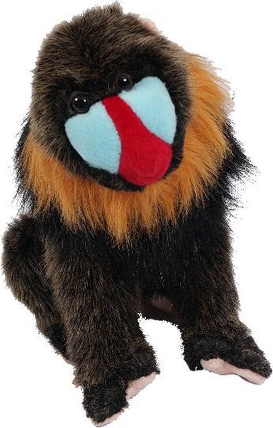 PIA Soft Toys - Pluche Knuffeldier Mandrill - zittend - 20 cm | bol