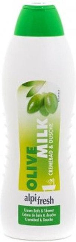 AlpiFresh Crémebad & Douche - 1000ml - Olijven | bol