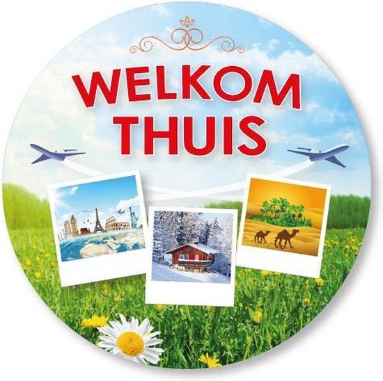 Welkom thuis feestje onderzetters/bierviltjes - 100 stuks - Welkom ...