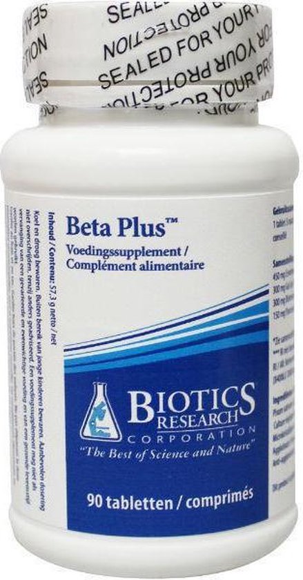 bol.com | Biotics Beta Plus - 90 tabletten - Voedingssupplement