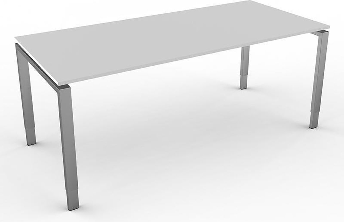 Eettafel Beta 180cm licht grijs hoogte verstelbaar | bol.com