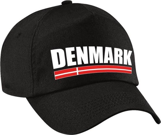 Denmark supporters pet zwart voor dames en heren - Denemarken landen ...