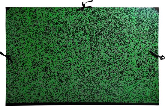 5x Tekenmap Annonay met linten 67x94cm - A1, Groen | bol.com