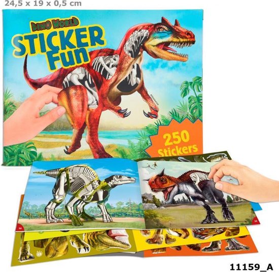 Dino World Sticker Fun (250 stickers) | bol.com