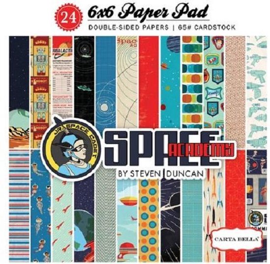 Carta Bella: Space Academy Paper Pad 6x6" (CBSA61015) | bol