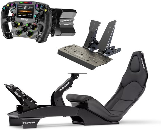 Moza Racing F1 Race Set – R9 V3 basis + FSR2 Stuur + SR-P Pedalen + Playseat F1... | bol