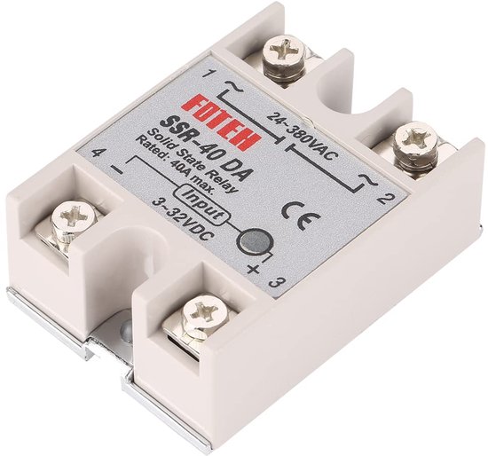 AUTO Single Phase Static Relay Module DC-AC SSR-40DA Solid State Relay 25A +... | bol
