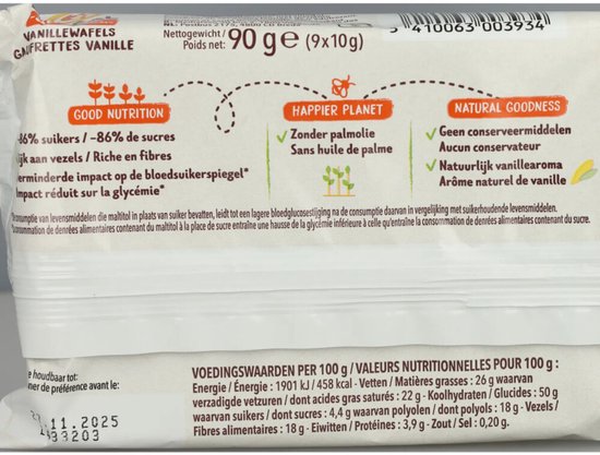 Céréal Vanillewafels - 3 x 90 gr - Voordeelverpakking | bol