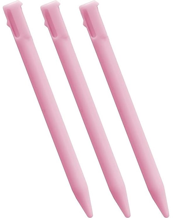3x Stylus pen geschikt voor Nintendo 3DS Roze | bol