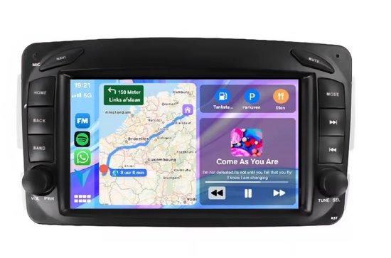 Autoradio 1/32 met Carplay en Android auto | Geschikt voor Mercedes A ...