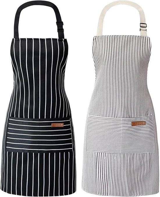 Keukenschort - 2 Stuks - Professioneel Kookschort - Horeca Sloof ...