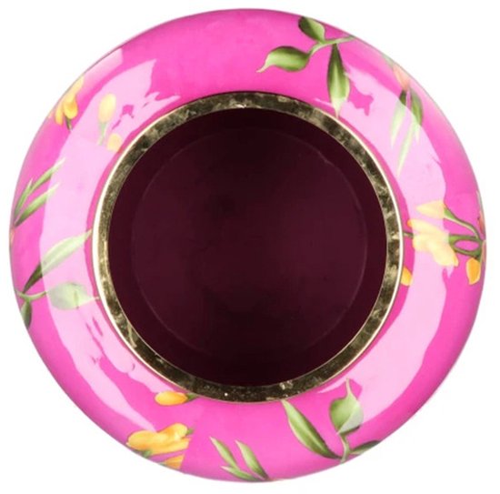 DK Design Vaas Flower Bouquet - fuchsia roze - metaal - D33 x H45 cm ...