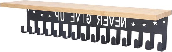 Allecto Plus - Medalenrek met Trofeeplank en Metalen Wandbevestiging ...