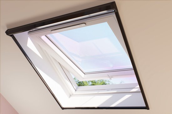 CANDO insecten rol hor (dak)raam Comfort serie ZWART omlijsting 78x155 ...