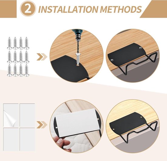 Matras Set van 4 Antislip Matras Houders voor Lattenbodem en Tatami ...