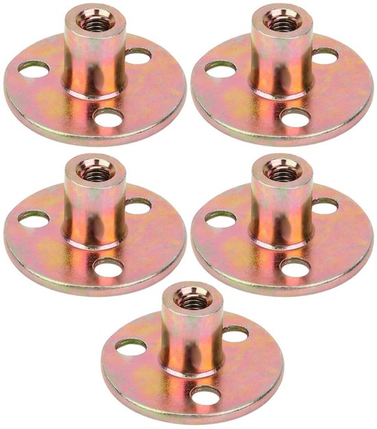 Flens Moer 3 Gat Gegalvaniseerd Ijzer Ronde Basis T Moer Set Voor ...