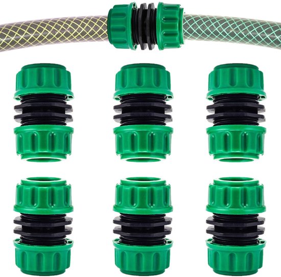 6 Stuks Slangkoppeling - 1/2 '' - Slangverlening - Slangstuk ...