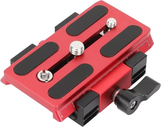 Quick Change Holder Base QR Plate Vervanging voor Manfrotto (Rood ...