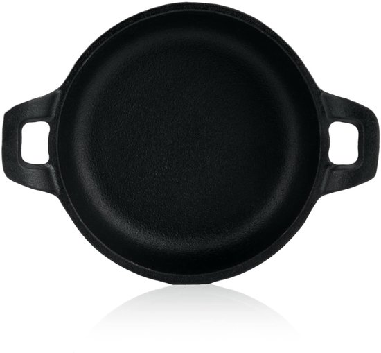 Gietijzeren pannetjes - ideaal voor grillen en bakken - set van 6 - 13 ...