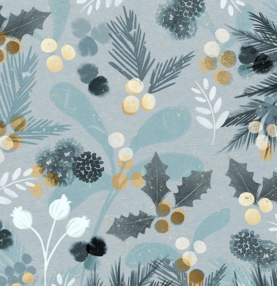 Servetten met Kerstmotief 'Gouden Kerst' | bol
