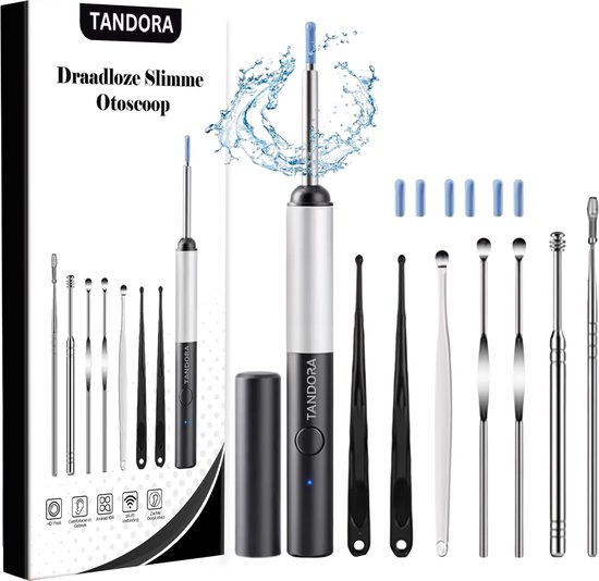 Tandora Oorsmeer Verwijderaar met Camera - Oorreiniger – inclusief ...